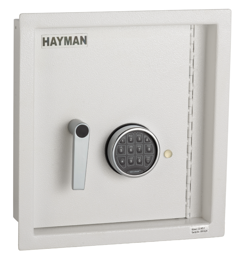 Hayman CashVault CV WS7 E Cash Wall Safe – Safes and Security Direct