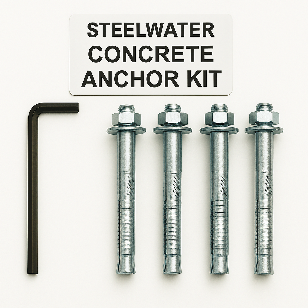 Steelwater Concrete Anchor Kit – Safes and Security Direct