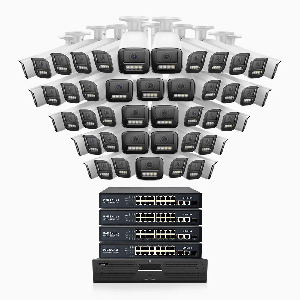 ANNKE HZ804 - 4K 64 Channel 48 Cameras PoE Security System, 4X Optical ...